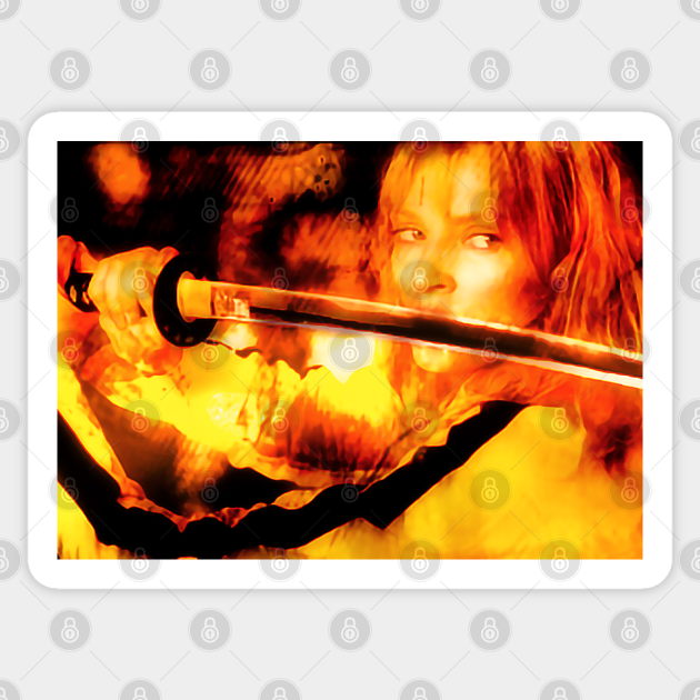 The Bride Vs The Crazy 88 Kill Bill Sticker Teepublic